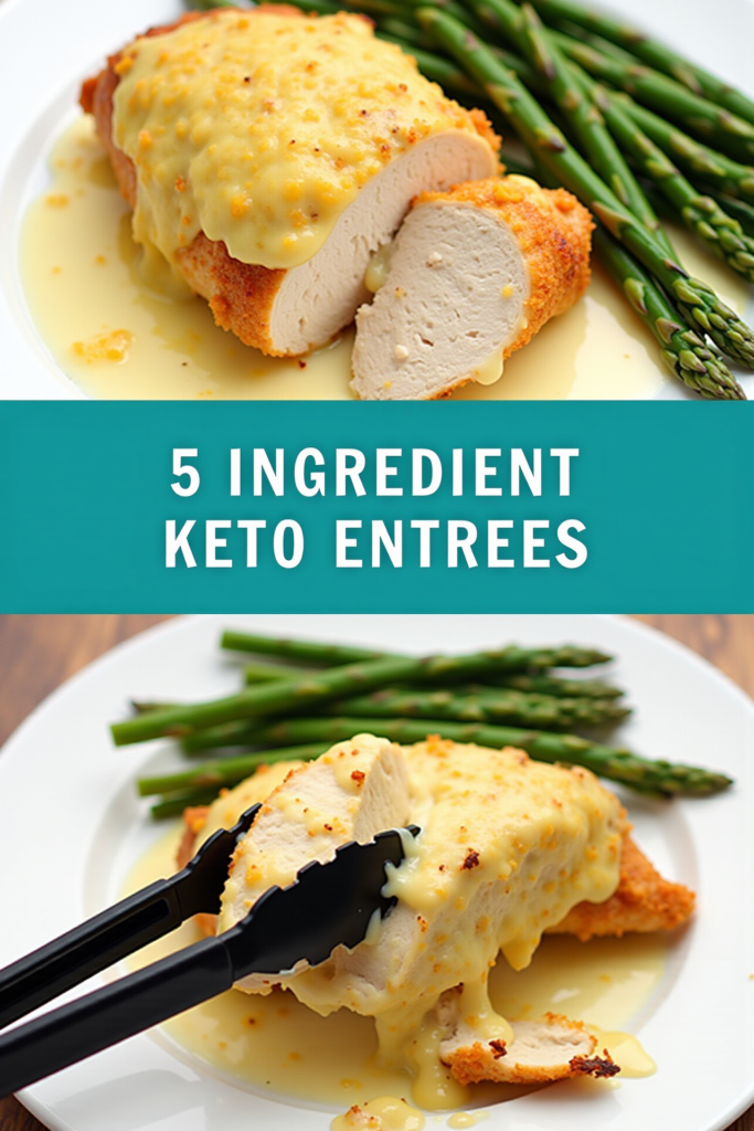 Quick & Delicious: 25+ Easy Keto Entrees with Just 5 Ingredients or ...